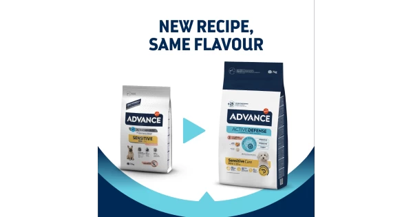 Advance Dog Mini Sensitive Somon si Orez, 7 Kg Hrană Uscată pentru caini